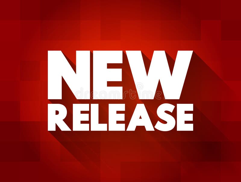 New Release Text Quote, Concept Background Stock Illustration ...