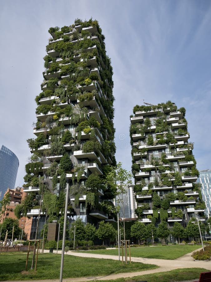 New Residential Building in Milan- Vertical Forest Editorial ...