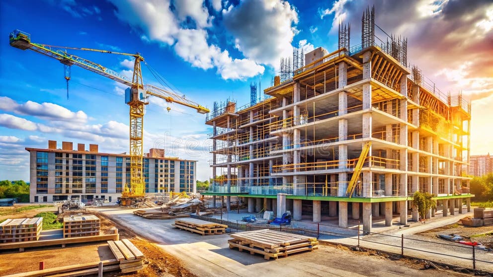 New Residential Construction Project Underway Building Permit Secured ...