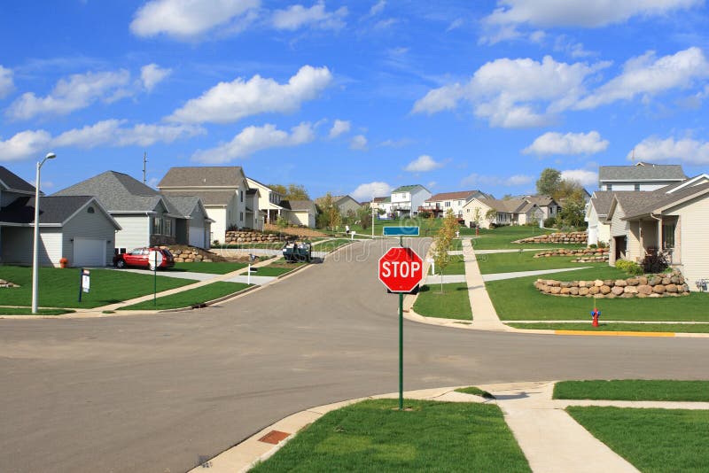 Subdivision Sprawl stock photo. Image of issues, agricultural - 5006096