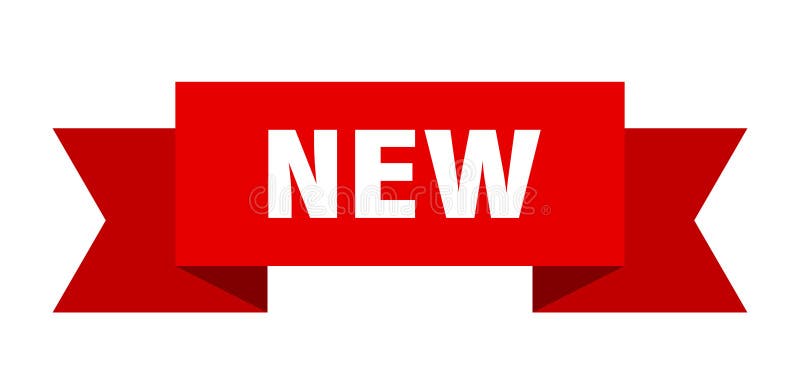 New ribbon. stock vector. Illustration of element, graphic - 153372674