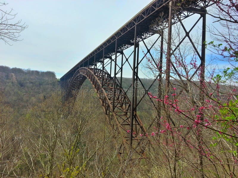 New River Gorge Bridge stock image. Image of spring, beautiful - 45475475