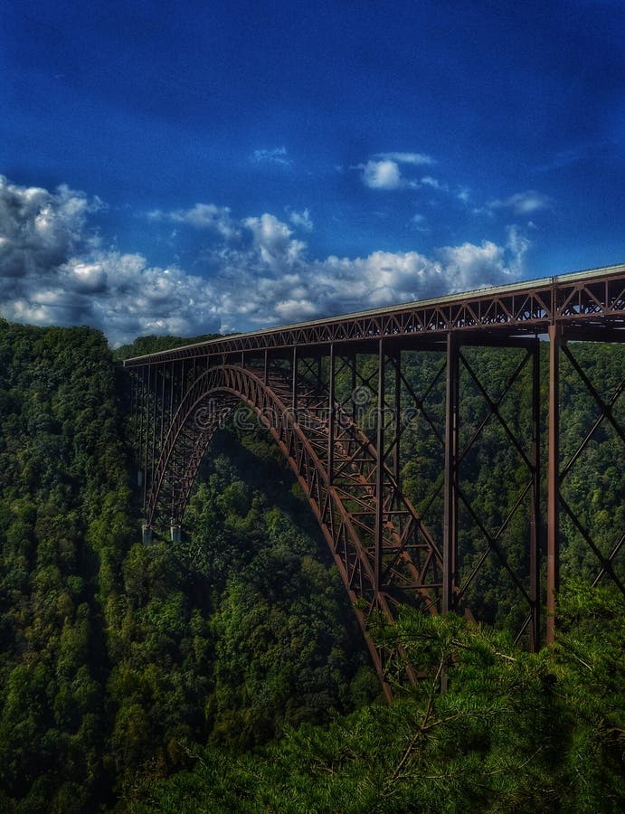 New river gorge bridge stock photo. Image of river, gorge - 135565290