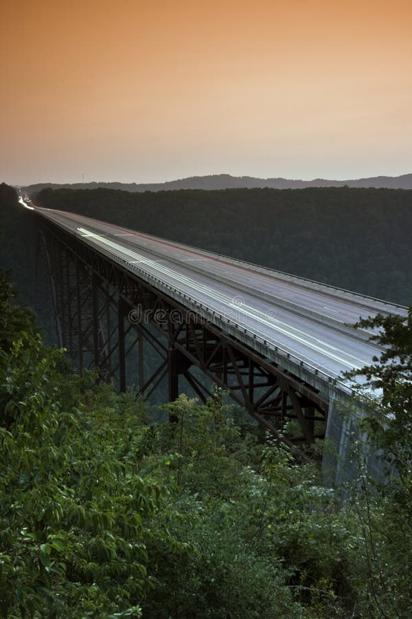 New River Gorge Bridge - West Virginia Stock Image - Image of highway ...