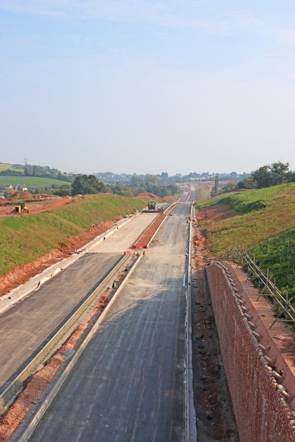 New Road Bypass Under Construction Stock Photo - Image of road, dual ...