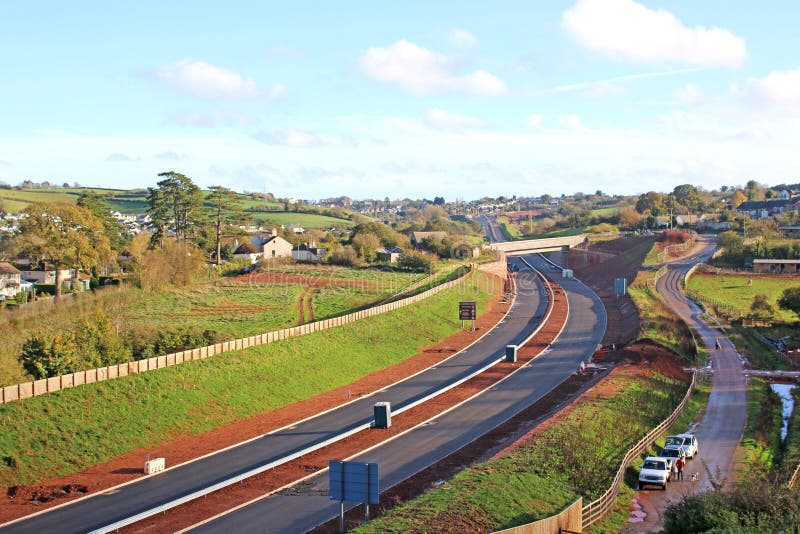 Road Bypass Construction Site Stock Image - Image of south, lift: 143495969
