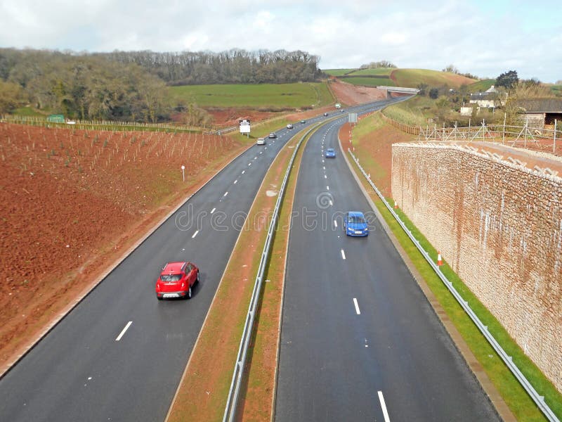 New Road Bypass Under Construction Stock Photo - Image of road, dual ...