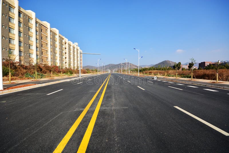 New Road and Infrastructure Use Stock Image - Image of high, drive ...