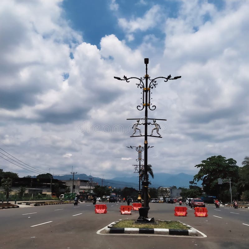 New Road Sentul, Bogor City Editorial Stock Image - Image of ...