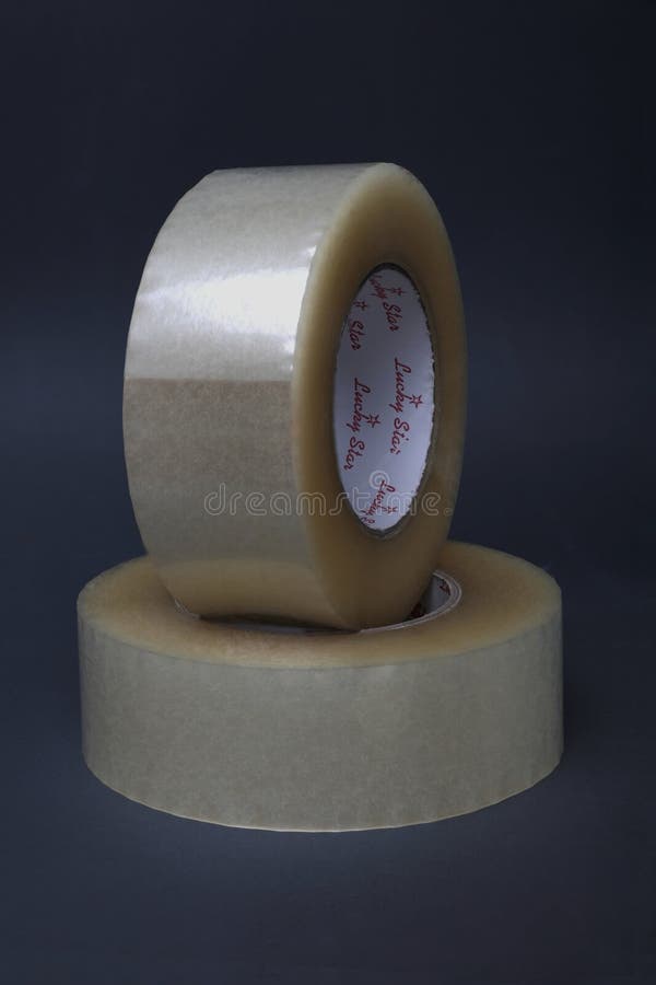 New Roll of Single Sided Tape Stock Image - Image of roll, tape: 204644153