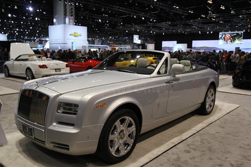 New Rolls-Royce Phantom Drophead Coupe 2014 Editorial Photo - Image of ...