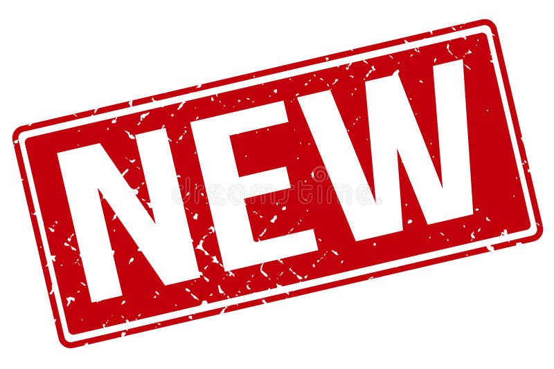 NEW Rubber Stamp. Red NEW Rubber Grunge Stamp Seal Vector Illustration ...