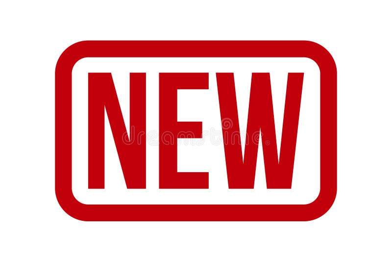 NEW Rubber Stamp. Red NEW Rubber Grunge Stamp Seal Vector Illustration ...