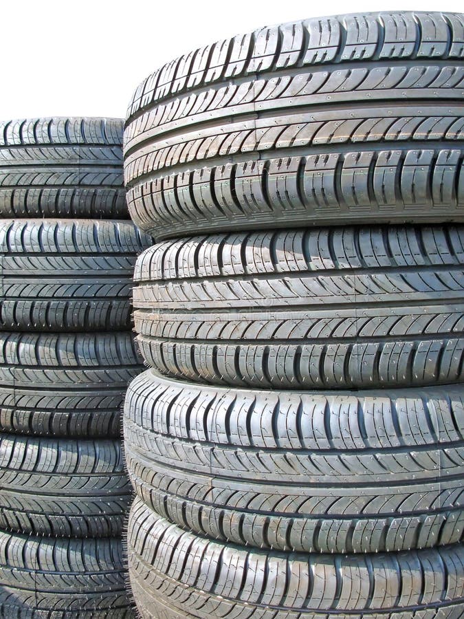 Used tires stock photo. Image of worn, texture, driven - 1438934