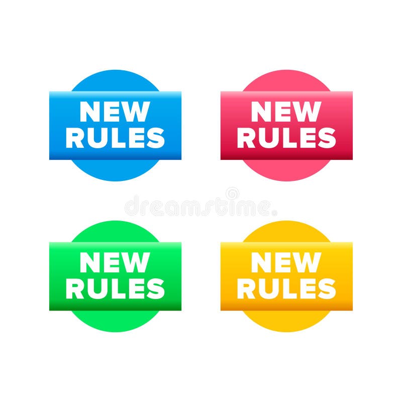 New rules symbol stock vector. Illustration of vector - 144111438