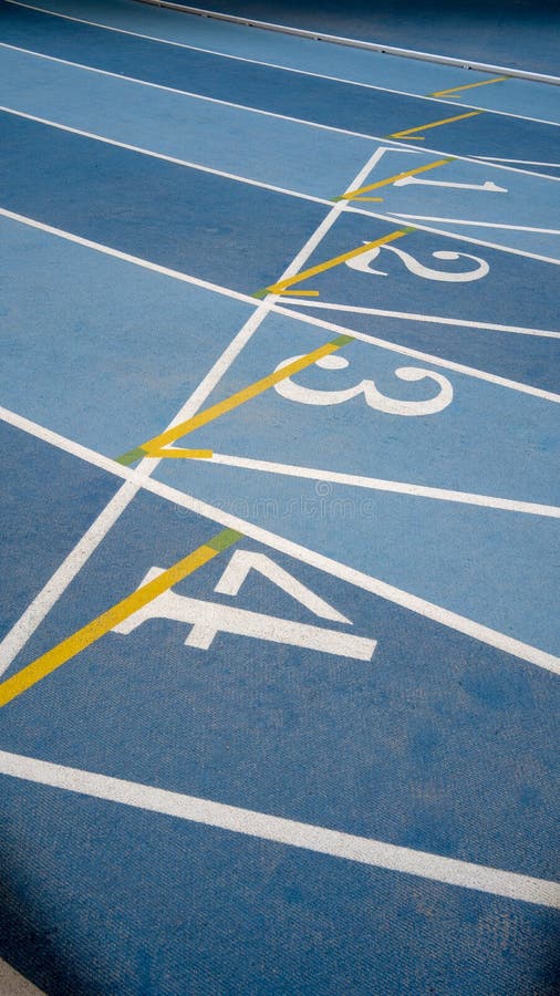 Surface Of The Running Track From Above Stock Image - Image of sports ...