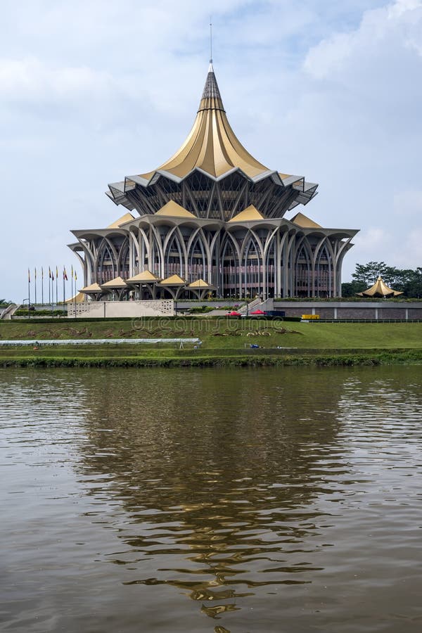 New Sarawak State Legislative Assembly Building Stock Image - Image of ...