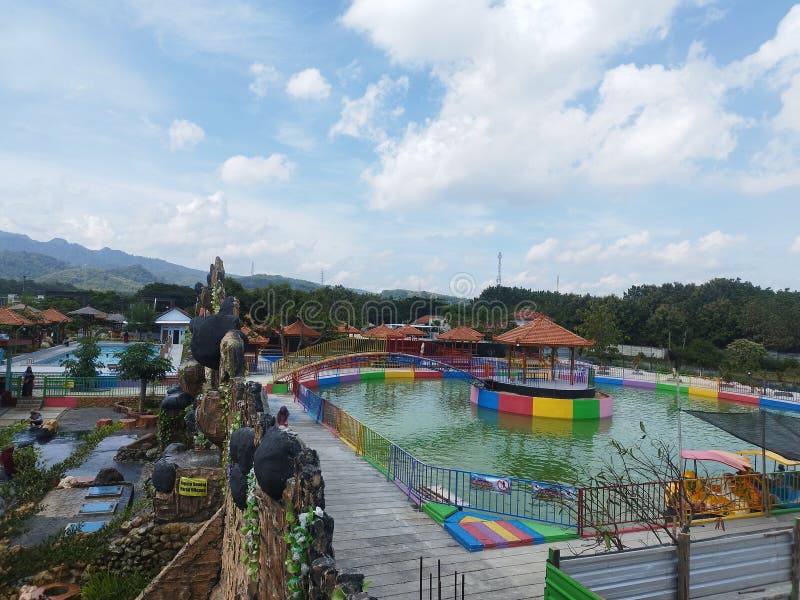 New, Sarine Water Park in Lasem City Rembang Central Java Editorial ...
