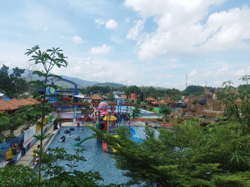 New, Sarine Water Park in Lasem City Rembang Central Java Editorial ...