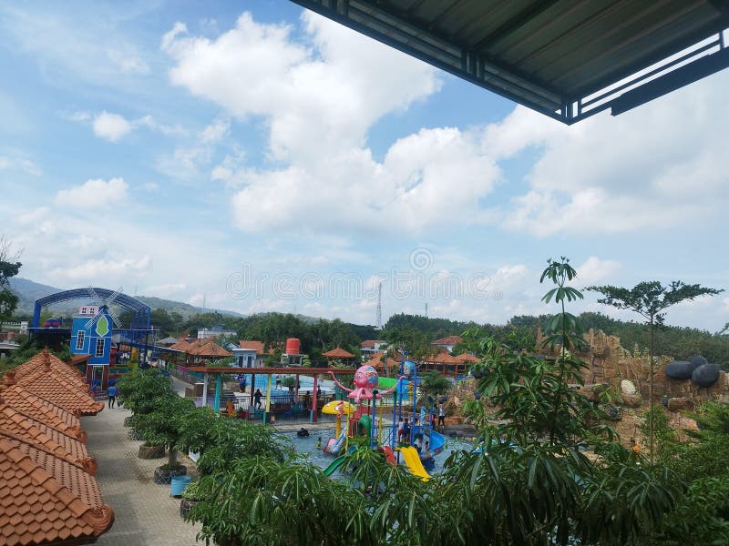 New, Sarine Water Park in Lasem City Rembang Central Java Editorial ...