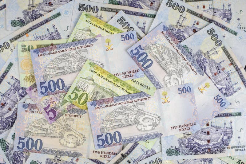 New Saudi Riyal Notes Mixed with Old One Stock Photo - Image of east ...