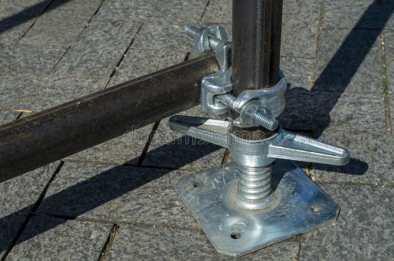 New Scaffold Double Fix Clap and Scaffold Pipes for Build the Temporary ...