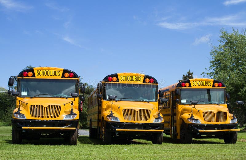 New School Buses stock photo. Image of academics, buses - 45928200