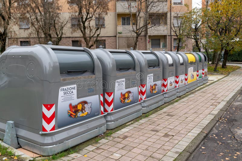 New Selective Waste Collection Bins Editorial Photo - Image of deposit ...