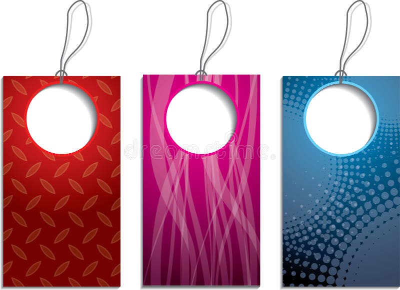 New set of abstract labels stock vector. Illustration of digital - 21311688