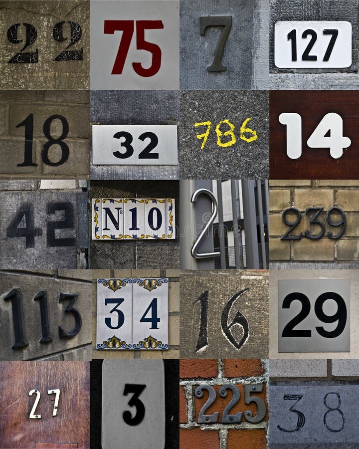 House numbers stock image. Image of building, house, address - 16371591
