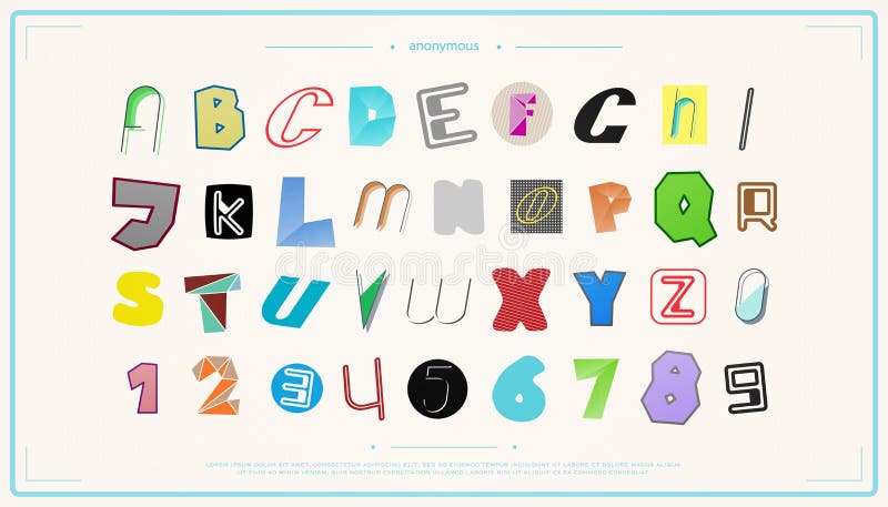 Letters Numbers Mix Stock Illustrations – 76 Letters Numbers Mix Stock ...