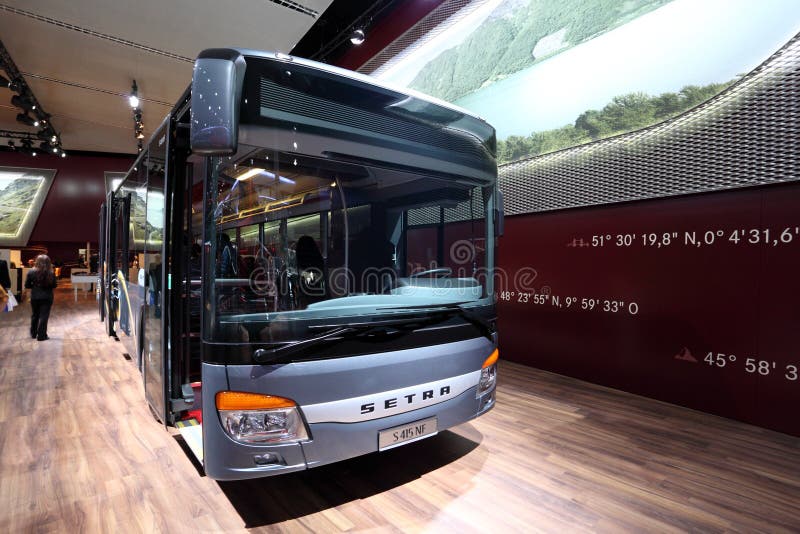 New Setra S 415 NF Bus editorial stock image. Image of show - 26876169