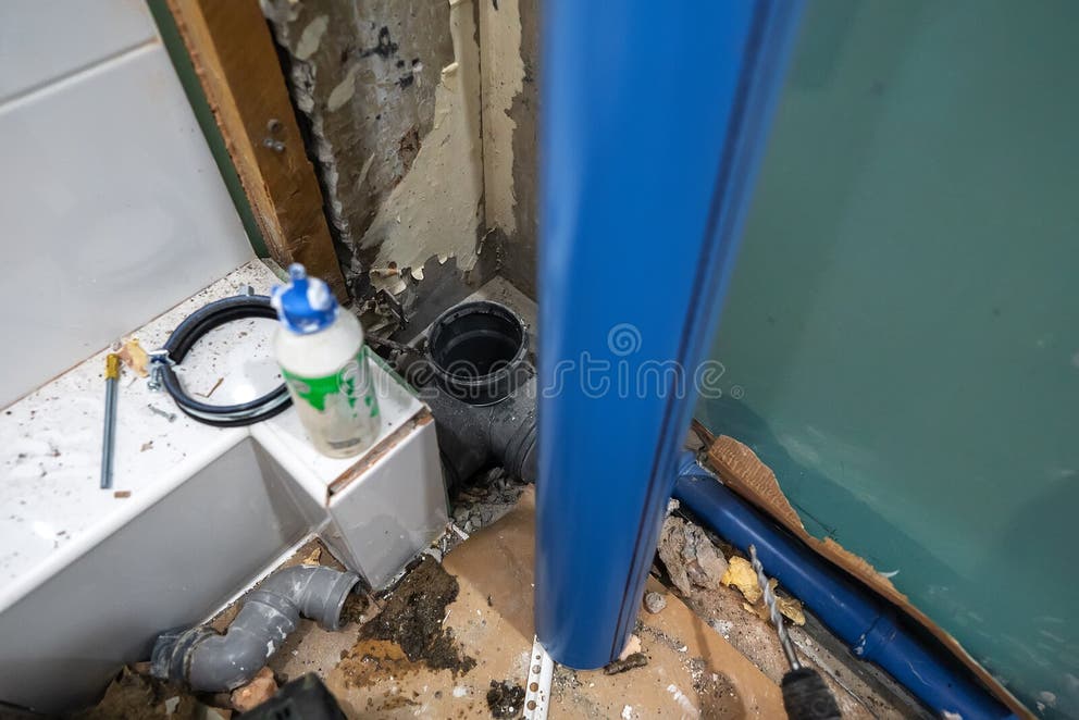 A new sewer stack pipe stock image. Image of pipe, riser - 369117153