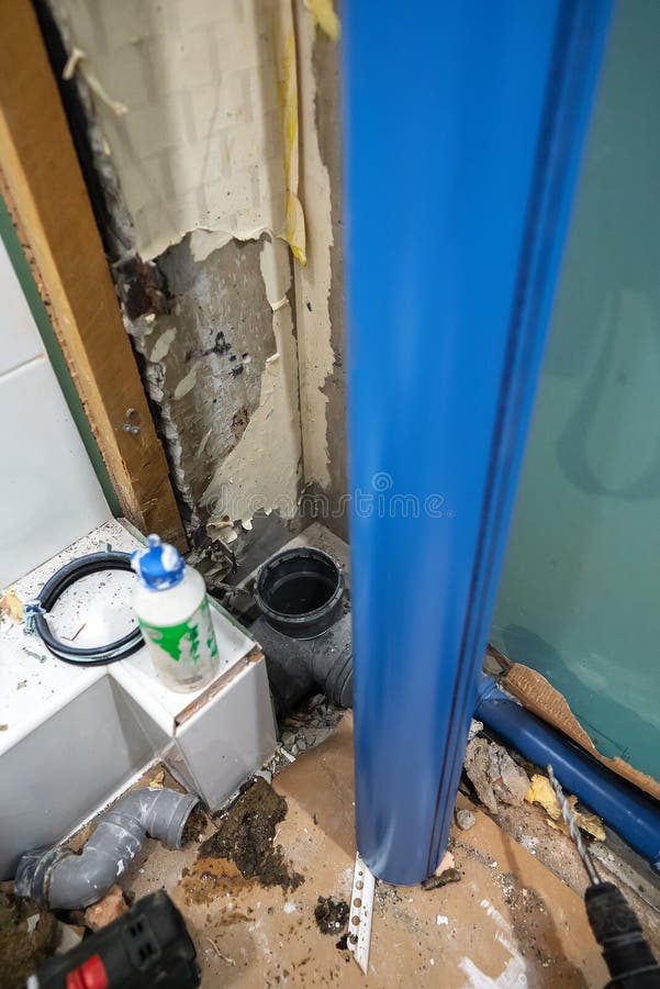 A new sewer stack pipe stock photo. Image of pipeline - 369117150