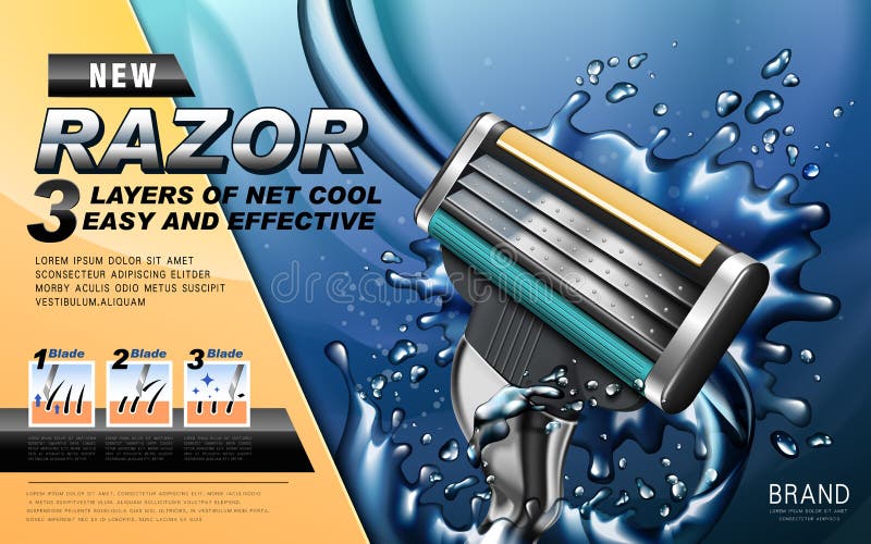 Razor Ad Stock Illustrations – 28 Razor Ad Stock Illustrations, Vectors ...