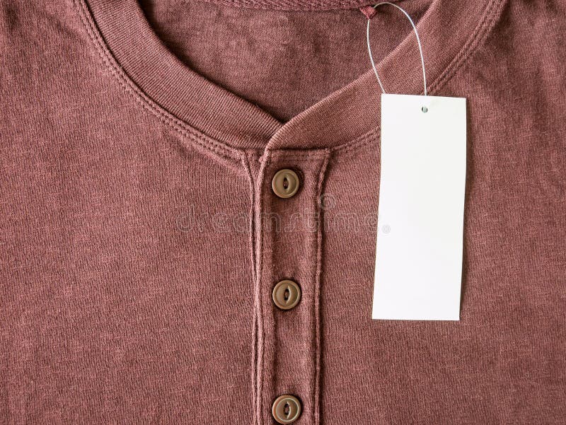 New shirt with price tag stock image. Image of button - 99804945