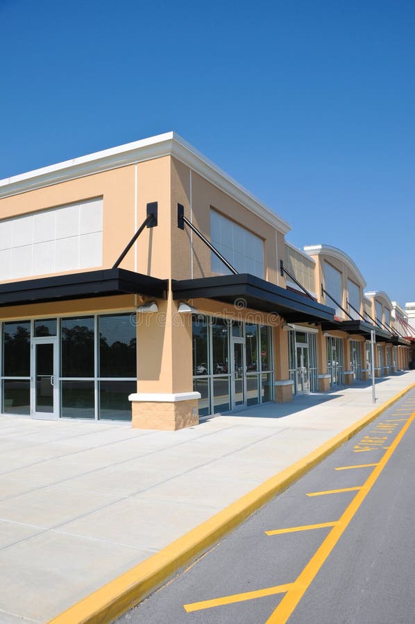 New Shopping Center stock photo. Image of real, facade - 14482894