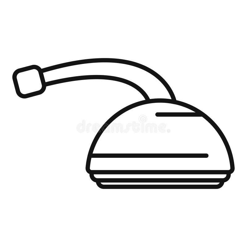 New Shower Head Icon Outline Vector Dark Spa Color Stock Illustration