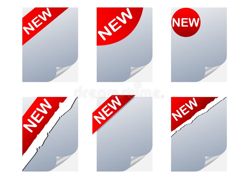 NEW sign stock vector. Illustration of colorful, creation - 8512856