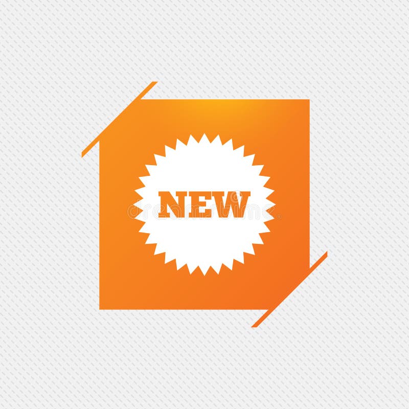 New Sign Icon. New Arrival Star Symbol Stock Illustration ...