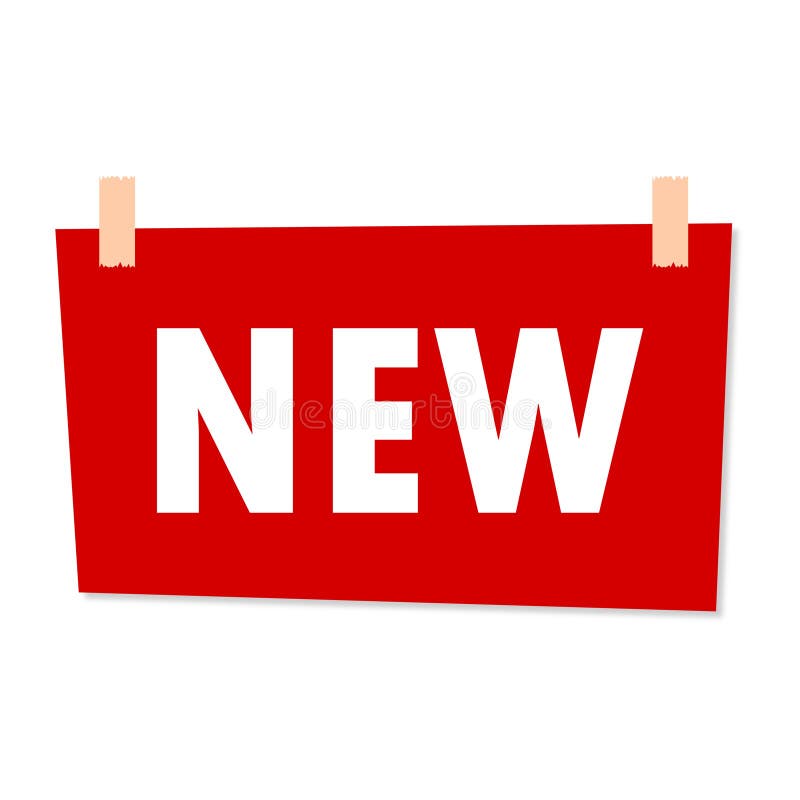 New Sign - illustration stock vector. Illustration of explode - 96508259