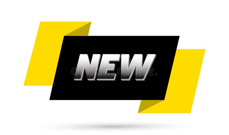 New Sign. New Sign Ribbon Banner Stock Vector - Illustration of label ...