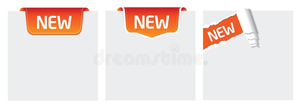 Ripped Corner New Signs Stock Illustrations – 3 Ripped Corner New Signs ...