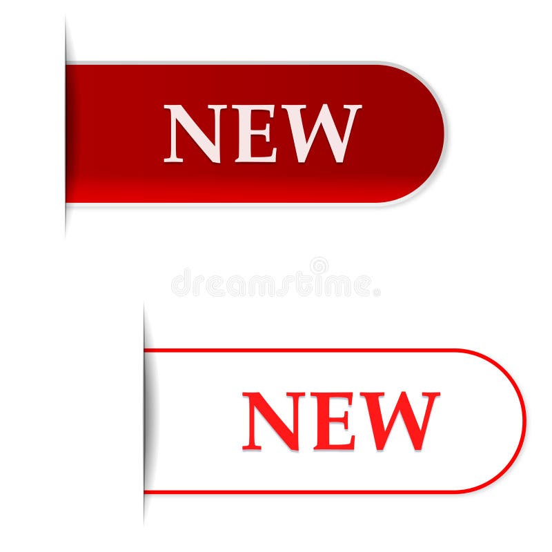 New signs stock illustration. Illustration of labels - 42400218