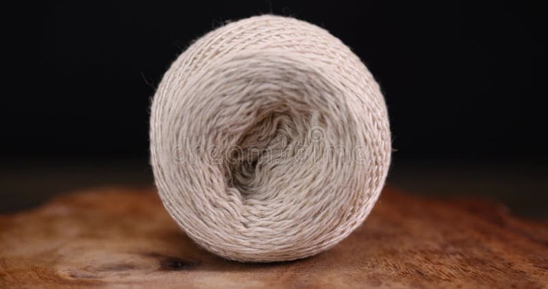 A New Skein of Grey Thread is Used for Sewing Stock Video - Video of ...