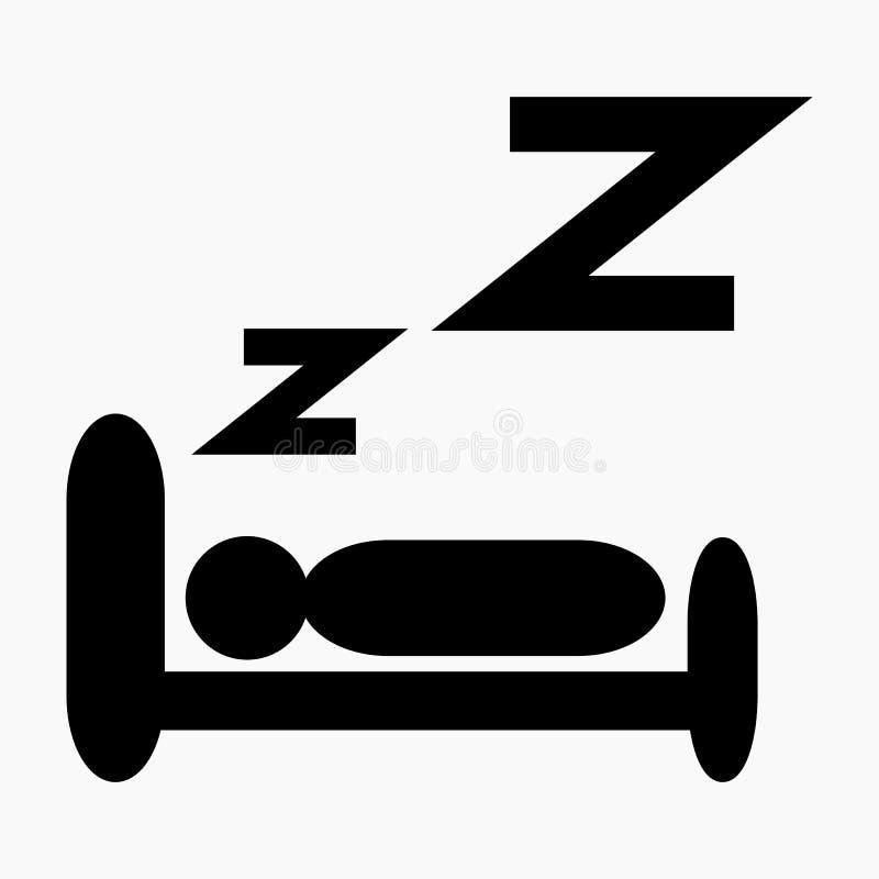 New Sleep icon stock vector. Illustration of person - 261912799