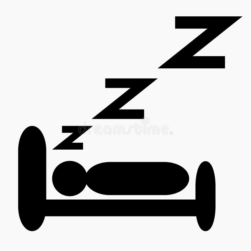 New Sleep icon stock vector. Illustration of person - 261912799