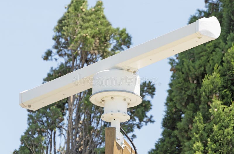 New Small White Radar Antenna Stock Image - Image of digital ...