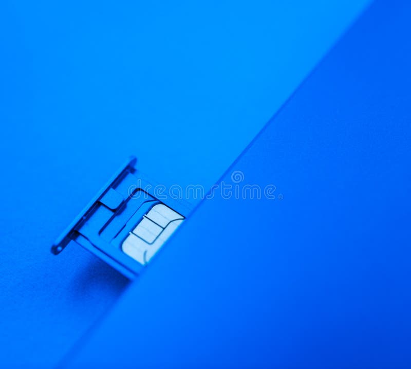 New Smartphone Inserting SIM Card In Tray Stock Image - Image of ...