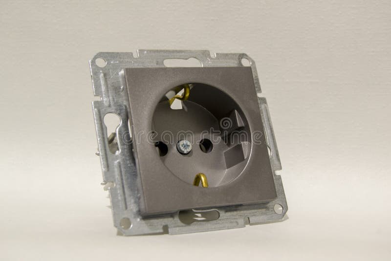 New Socket on White Background Stock Image - Image of modern, industry ...